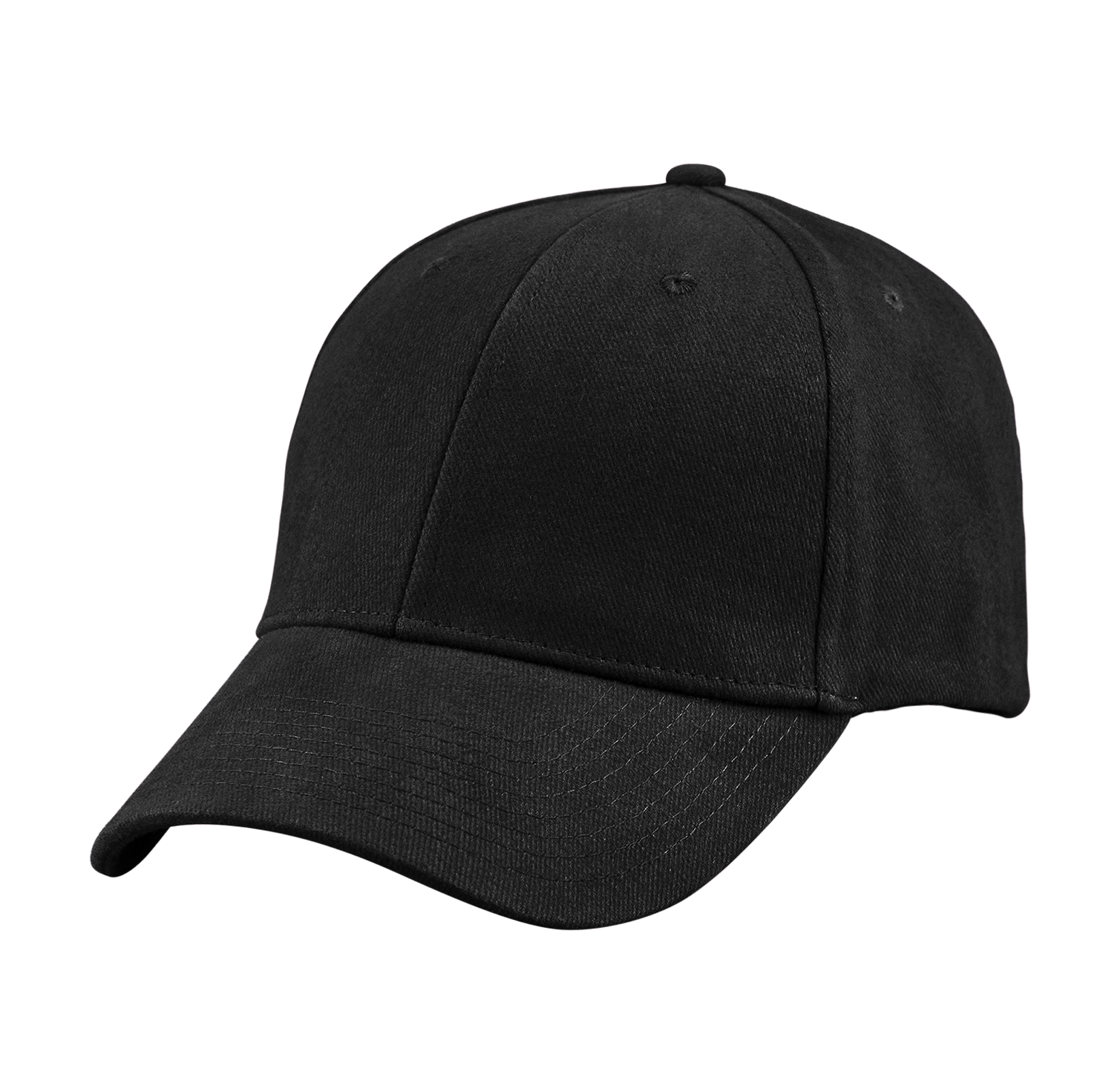 6 Panel Curved Bill Cap - HRP01 – CaliHeadwear