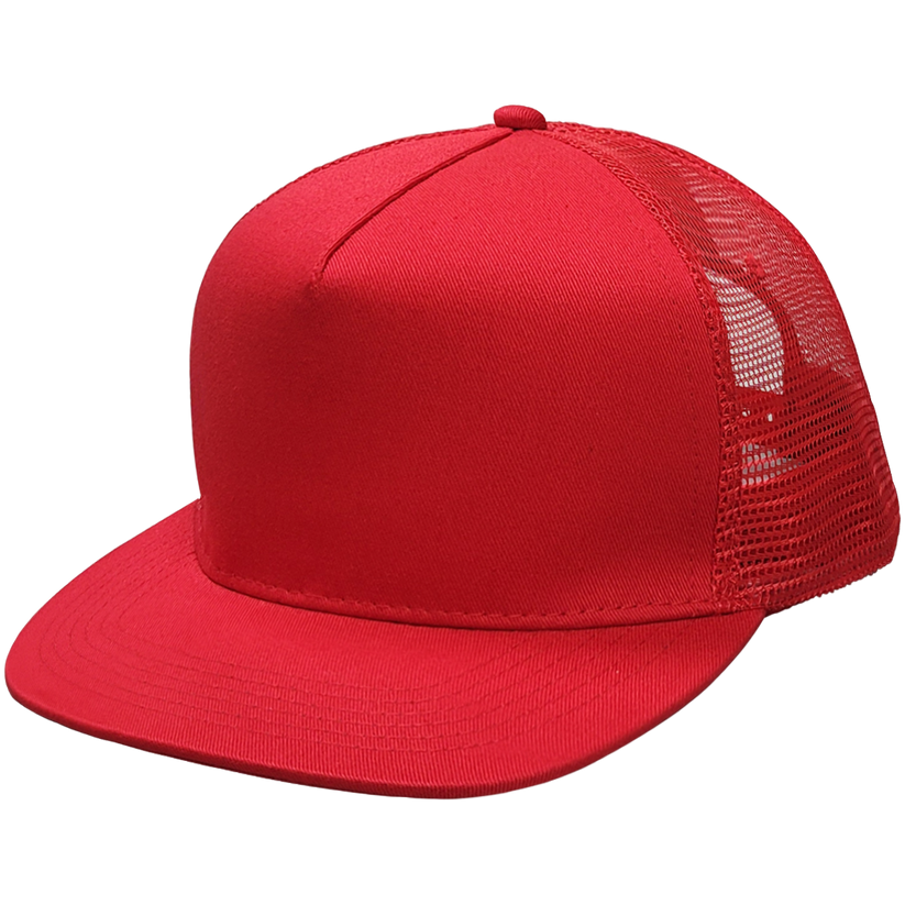 5 Panel Cotton Twill Mesh Snapback - 9255 – CaliHeadwear
